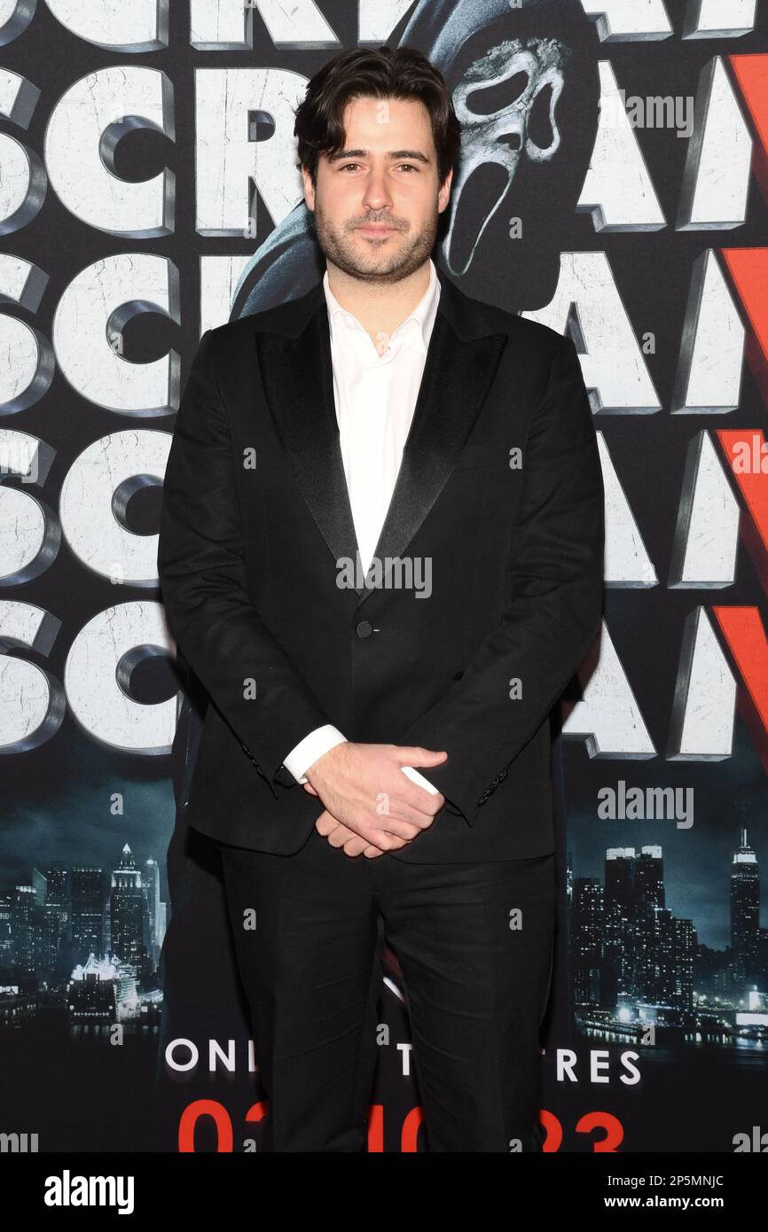 New York, NY on March 6, 2023. Antton Racca attends the Scream VI film ...