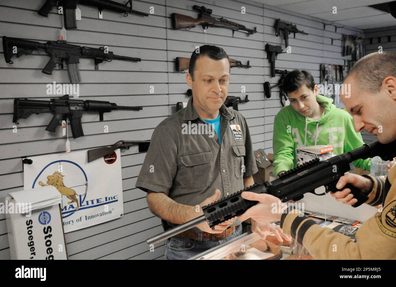 Chris Clepper, the Owner of Rocky Top Armory in Seymour, Tenn., and his ...