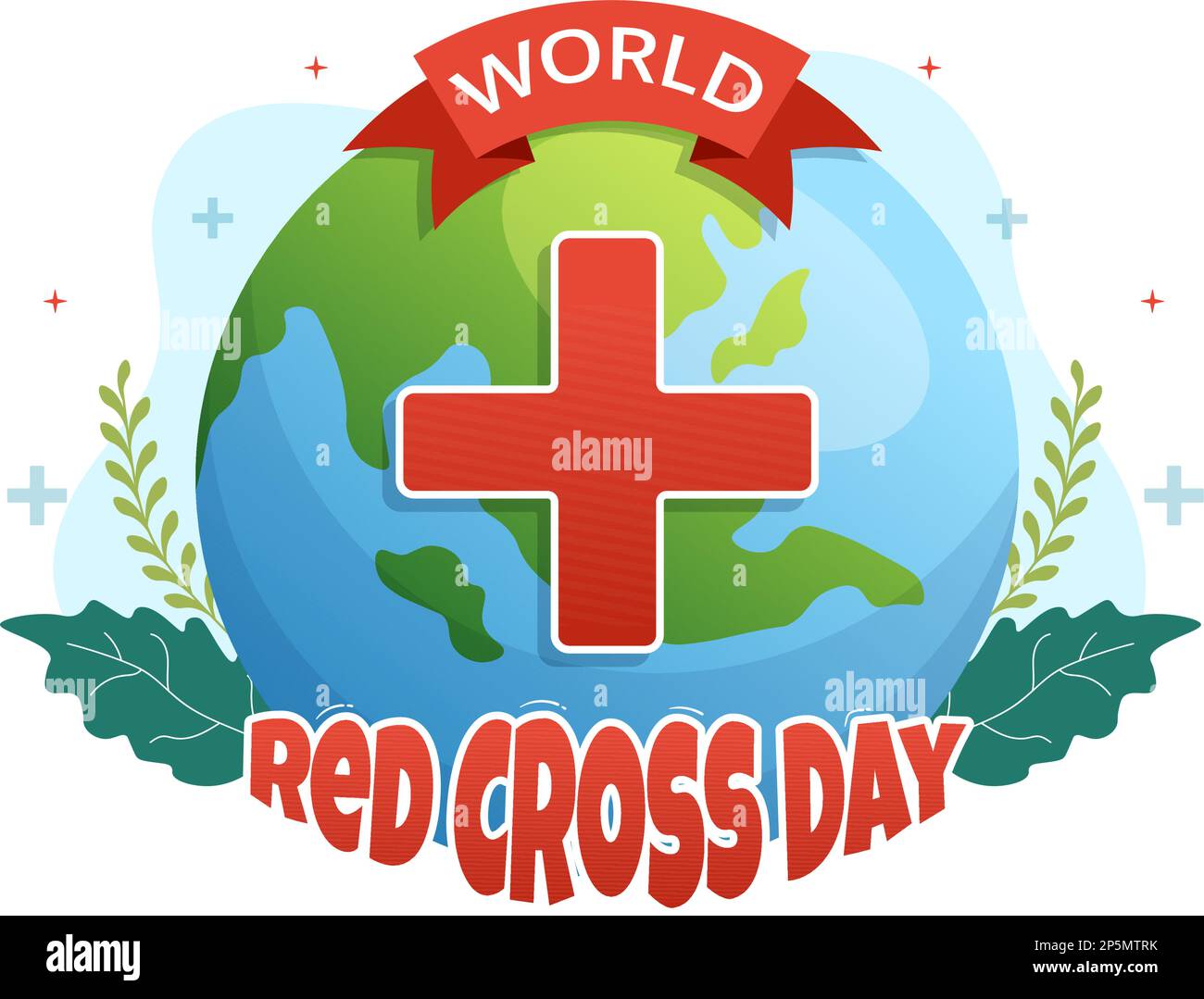 World Red Cross Day on May 8 Illustration to Medical Health and ...