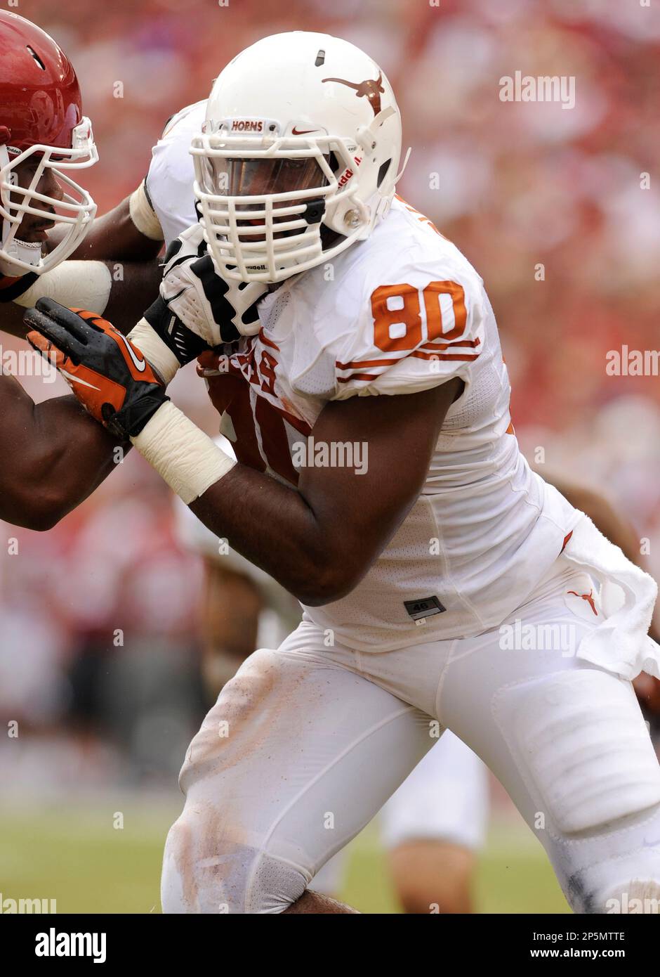 Texas Longhorns Alex Okafor (80) in action during a game against ...