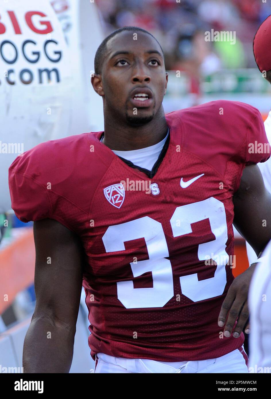 STEPFAN TAYLOR, of the Stanford Cardinal, in action during Stanford's ...