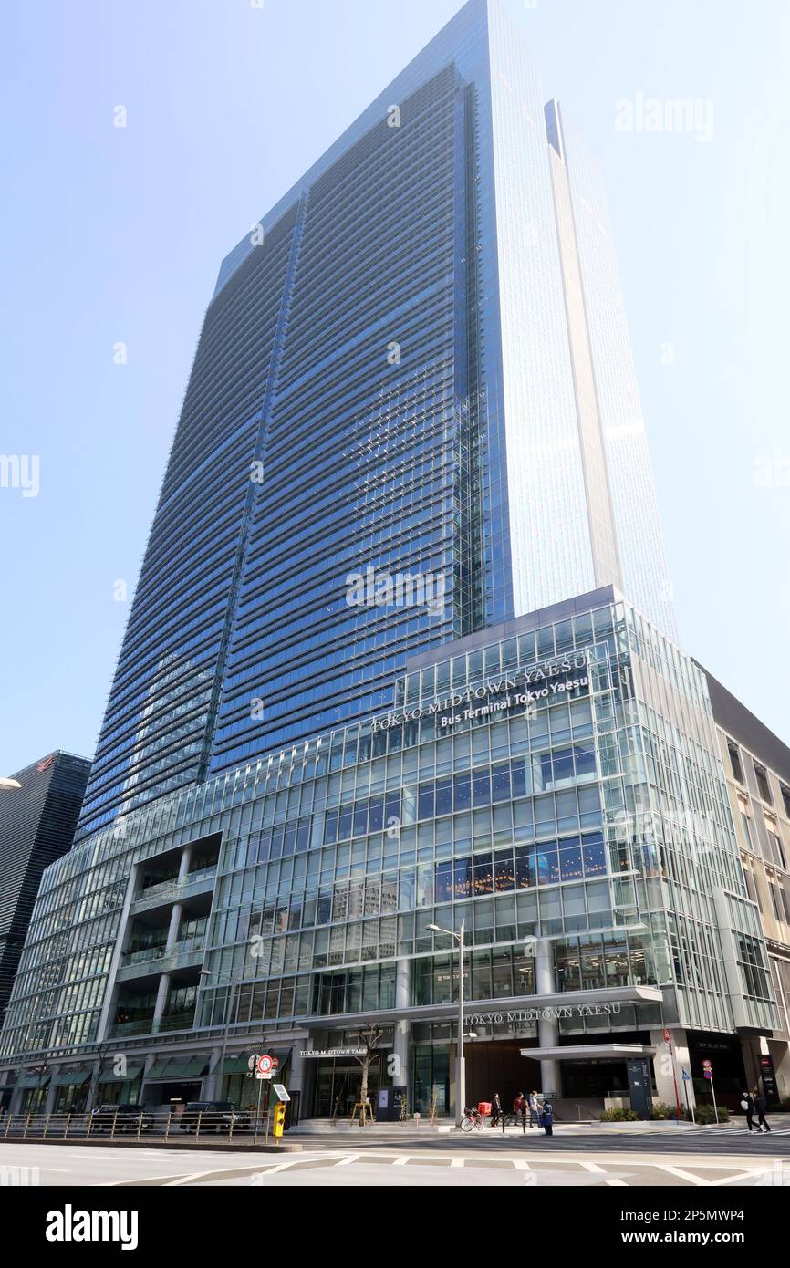 Tokyo, Japan. 7th Mar, 2023. A 45-story building Tokyo Midtown Yaesu ...