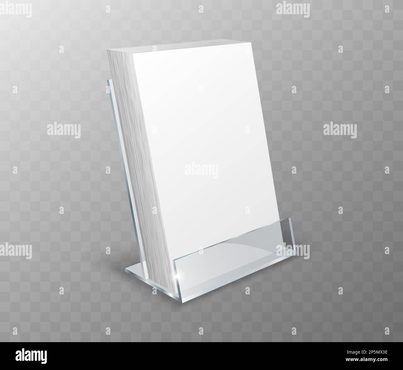 Acrylic holder, table display, glass plastic stand or desk rack with ...