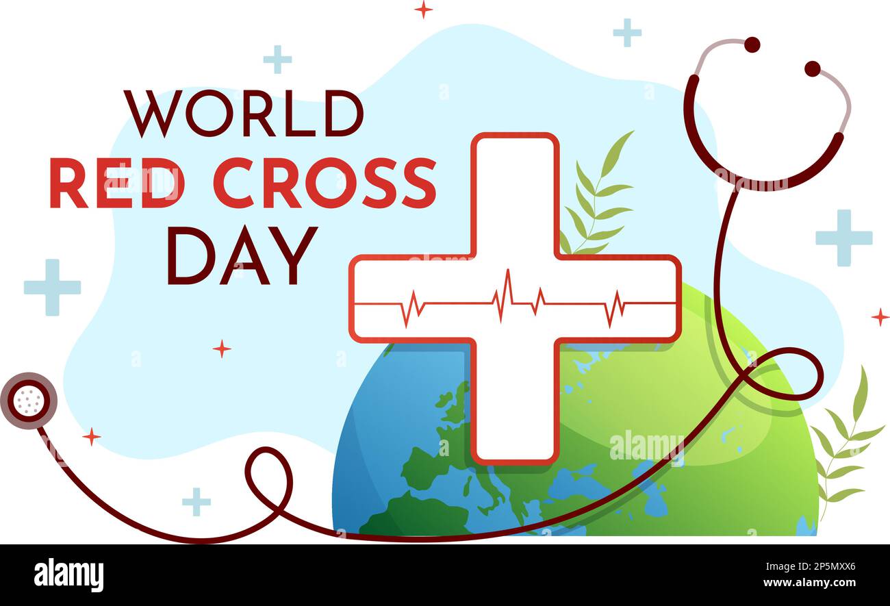 World Red Cross Day on May 8 Illustration to Medical Health and ...