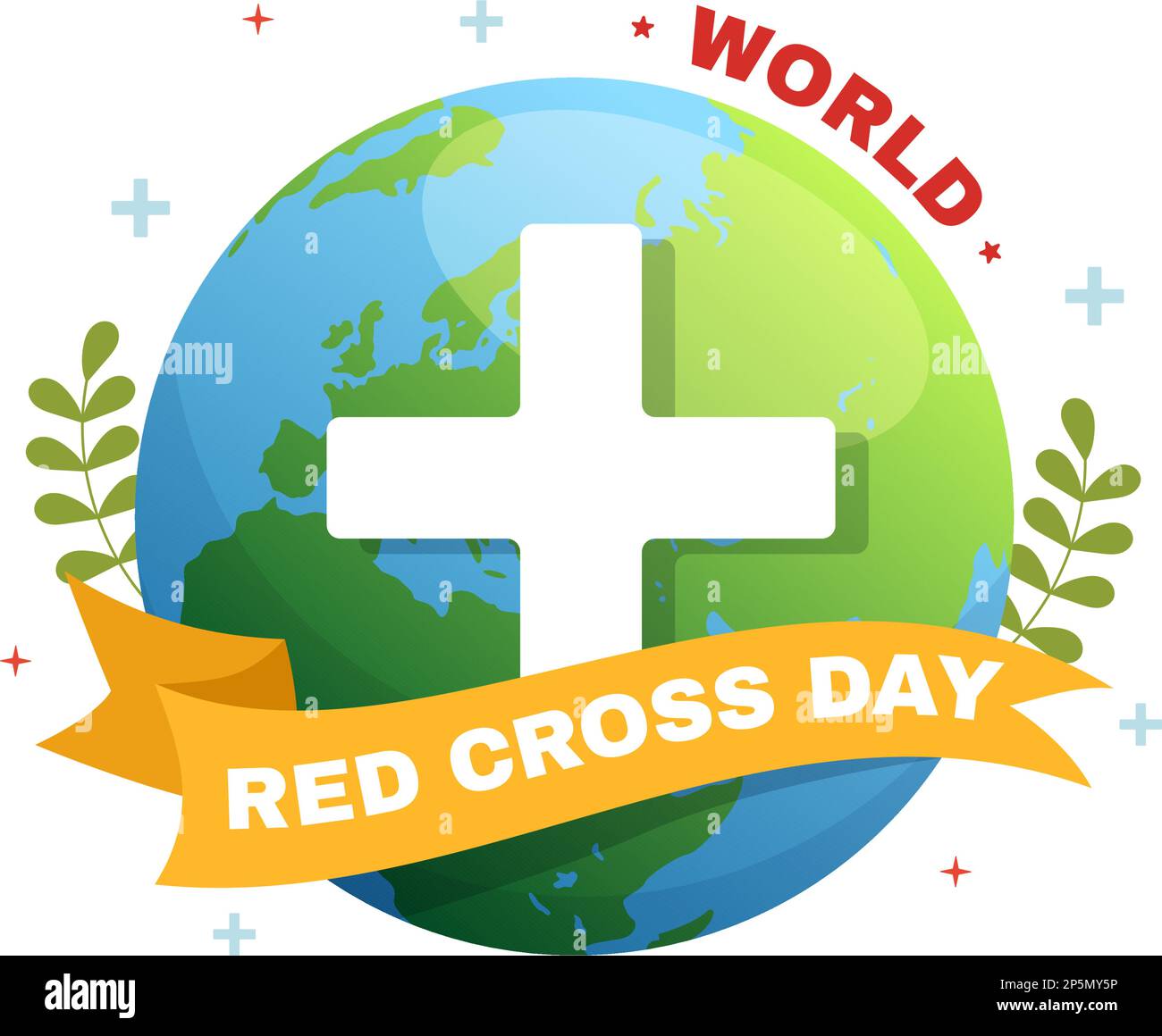 World Red Cross Day on May 8 Illustration to Medical Health and ...