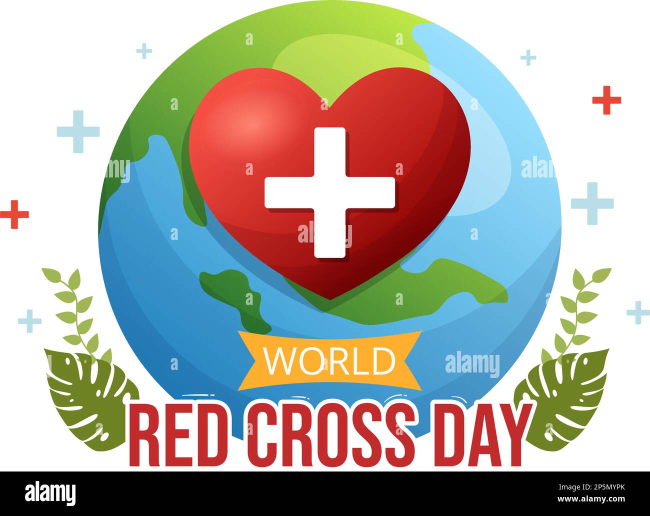 World Red Cross Day on May 8 Illustration to Medical Health and ...
