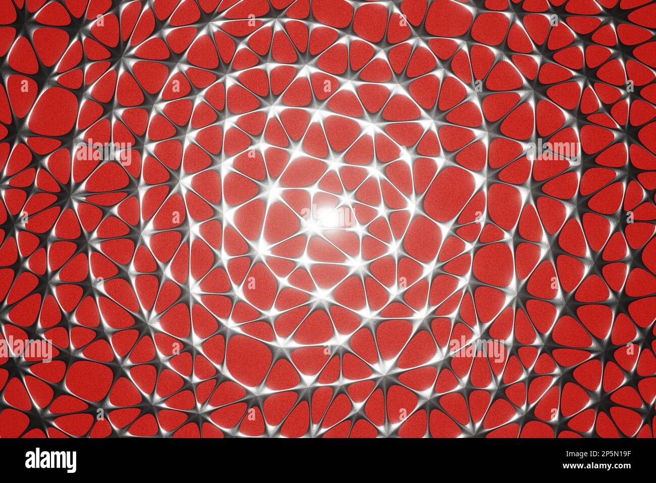 Red background breathing cells 3d render disco background. Vj loop ...