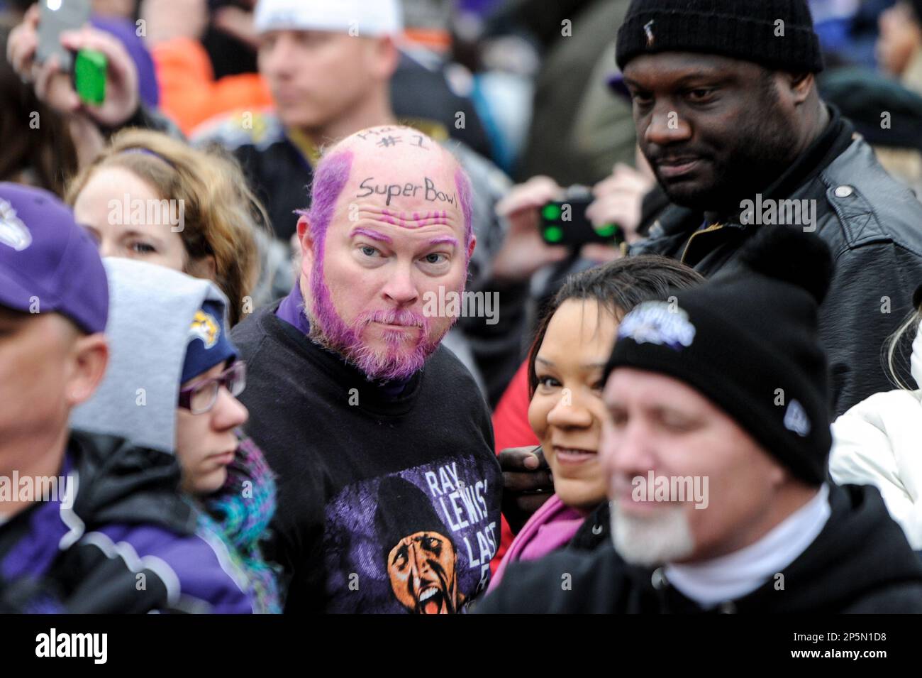 Ray Lewis Face Paint
