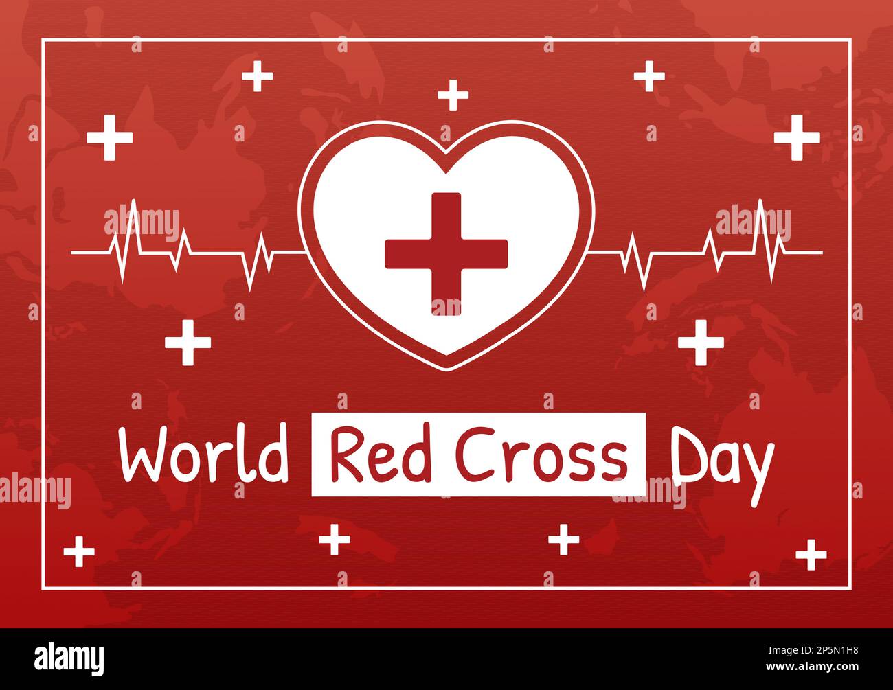 World Red Cross Day on May 8 Illustration to Medical Health and ...