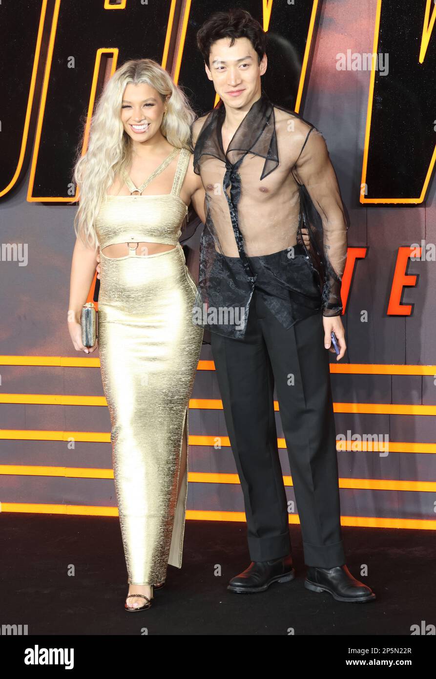 Molly Rainford and Carlos Gu, John Wick: Chapter 4 - UK Premiere ...