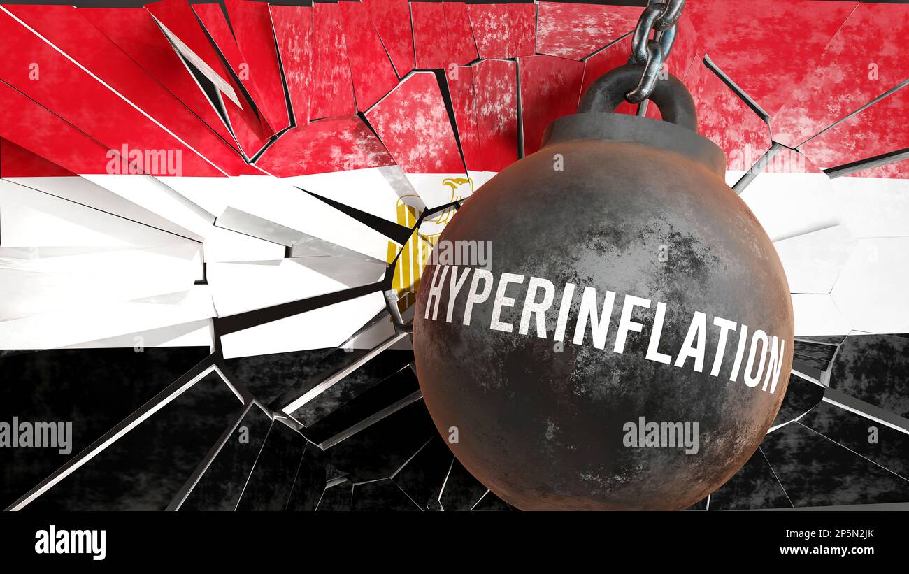 Egypt and hyperinflation hi-res stock photography and images - Alamy