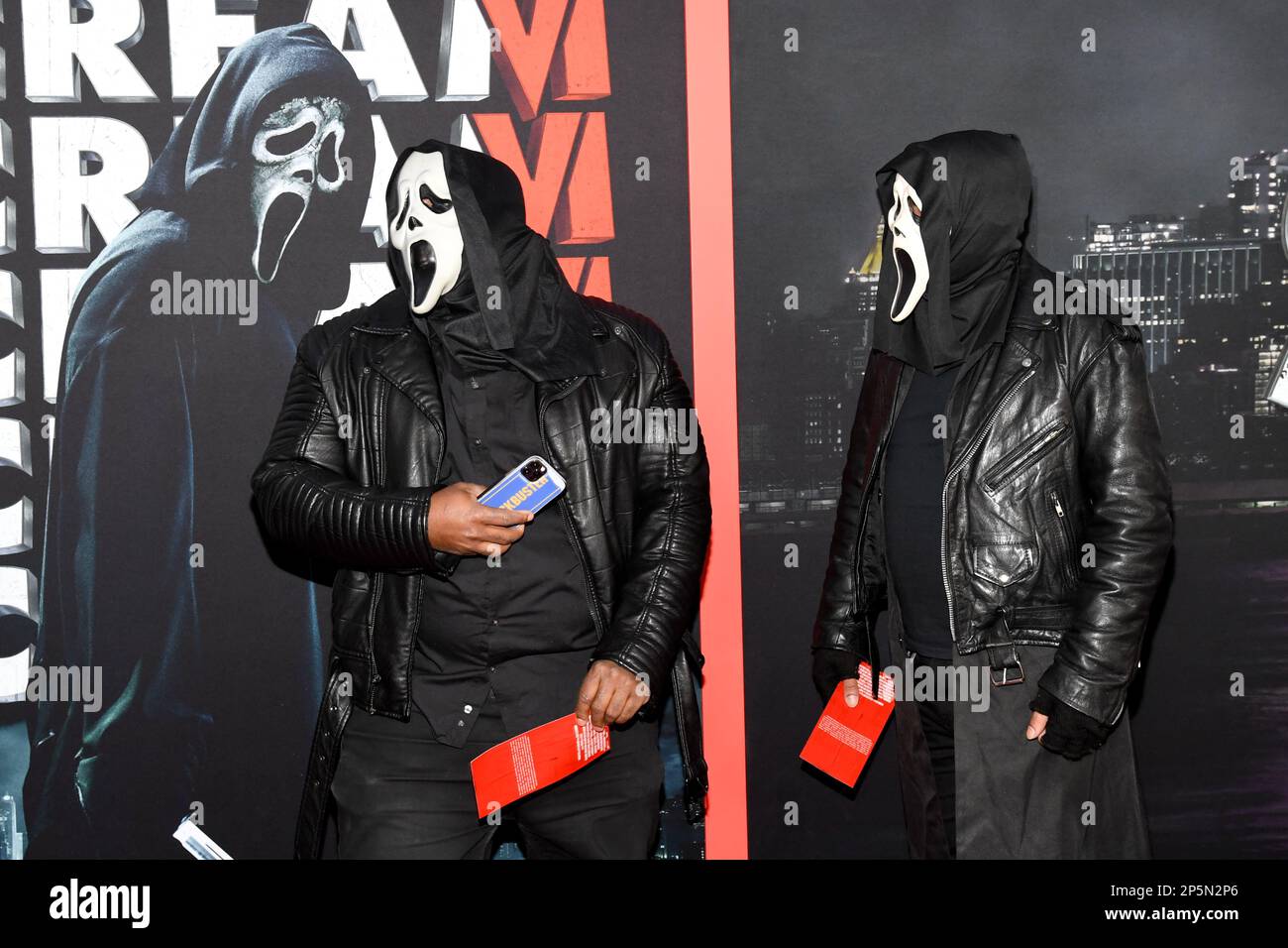 New York, NY on March 6, 2023. atmosphere at the Scream VI film ...