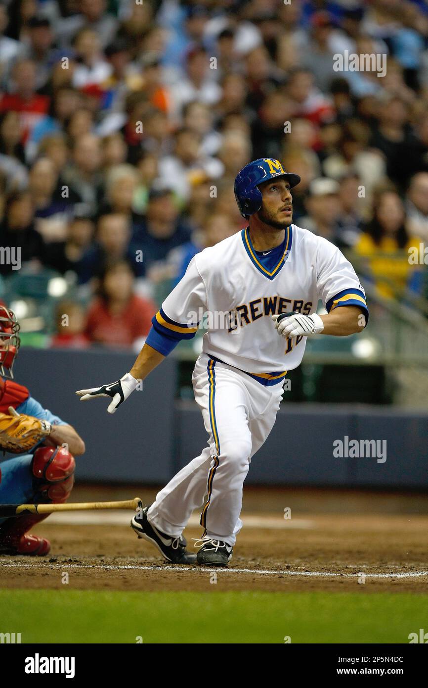 MILWAUKEE, WI - MAY 14: Catcher George Kottaras #16 of the Milwaukee ...