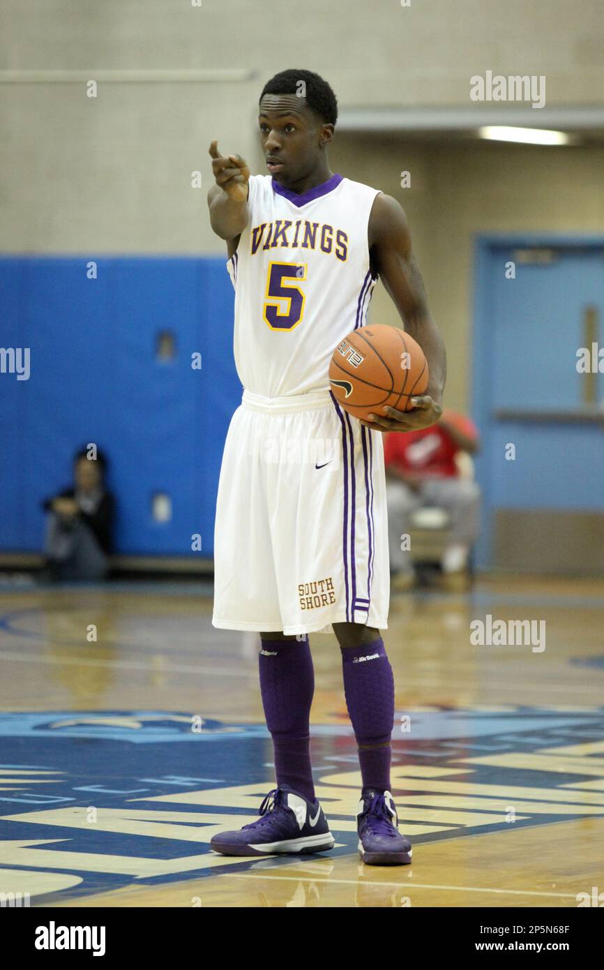 South Shore's Terrence Samuel #5 in action against Pope John XXIII ...