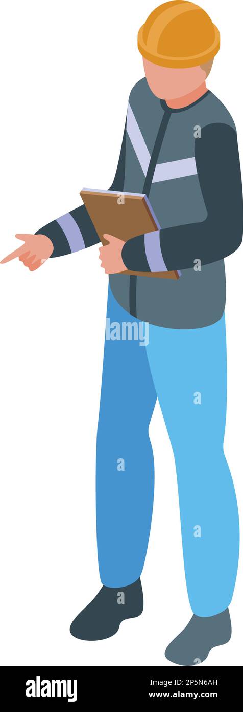 Gasman worker icon isometric vector. Gas industry. Man factory Stock ...