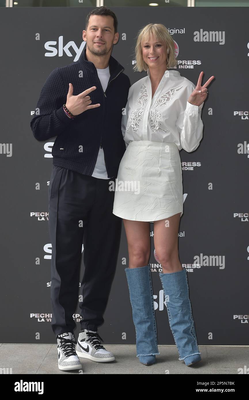 Matteo Giunta , Federica Pellegrini Photocall of the cast of tv show ...