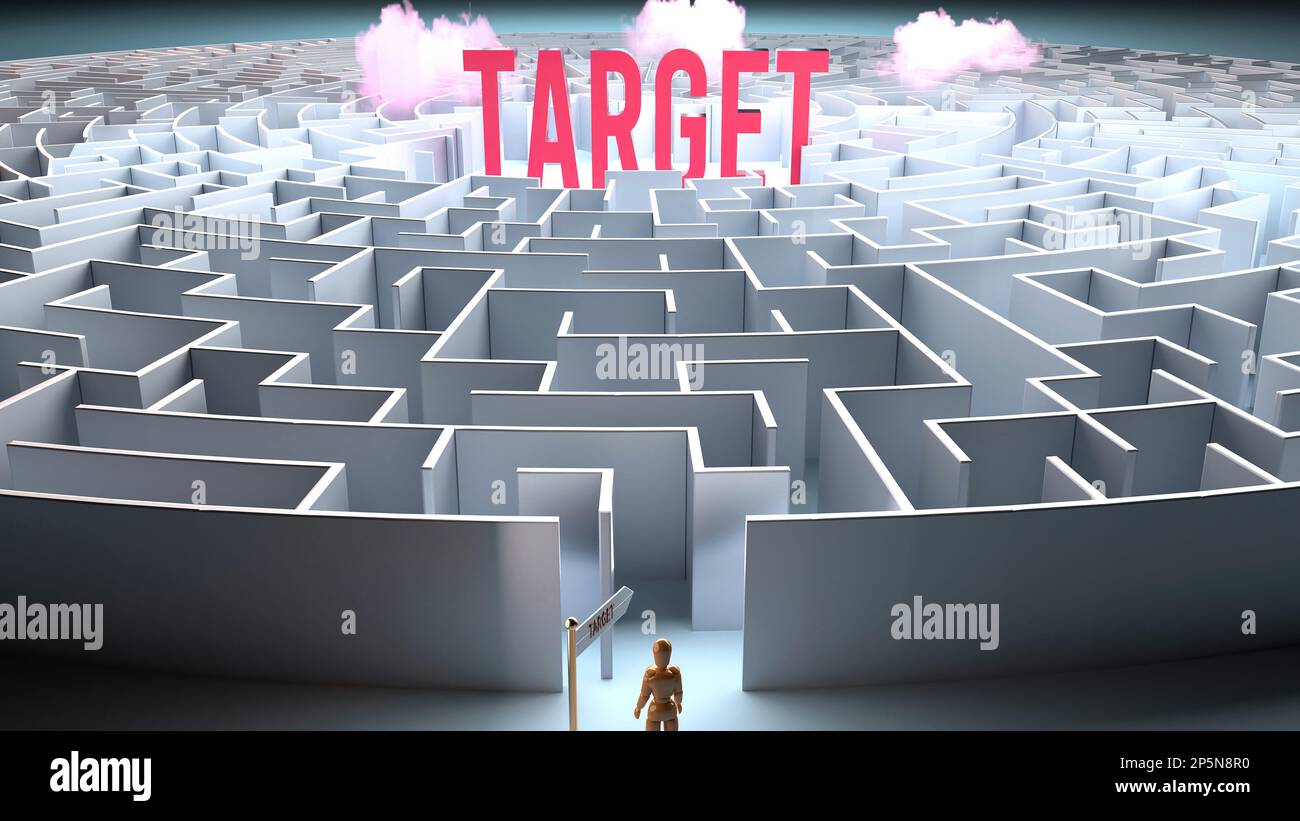 A vulnerable person in front of a big obstacle and a challenge to find ...