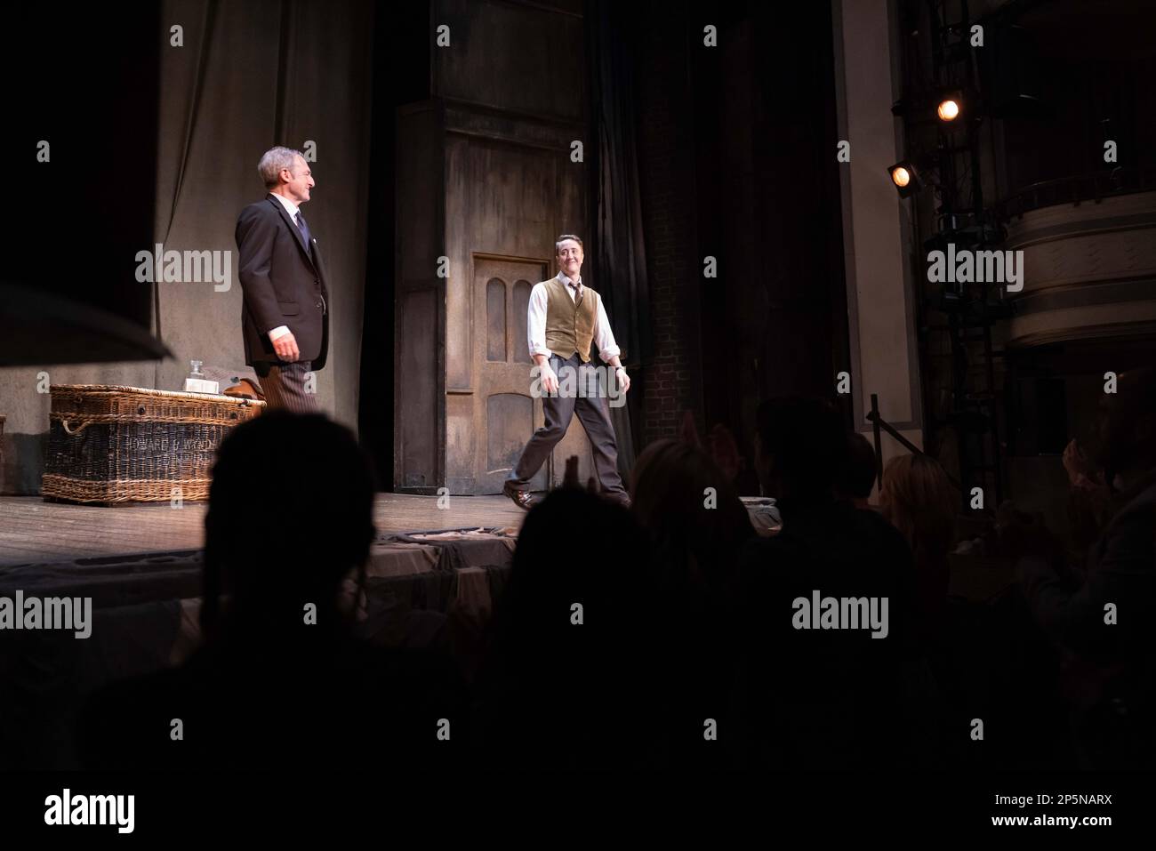 Matthew Spencer as 'The Actor' and Julian Forsyth as 'Arthur Kipps ...