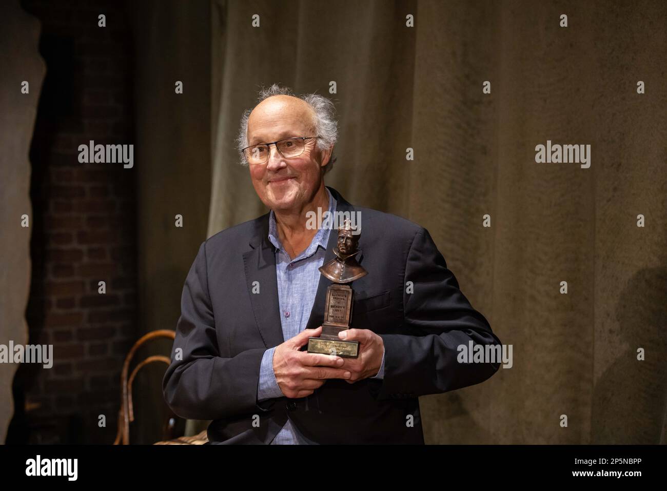 Peter Wilson, Producer being presented an Olivier Award for Special ...