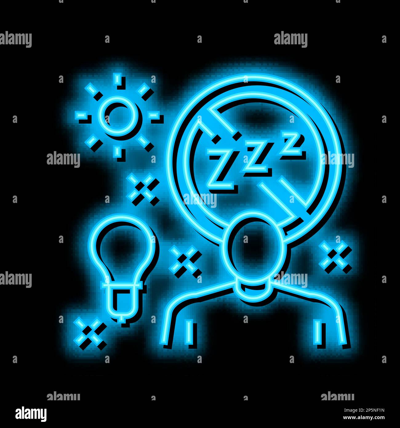 light therapy neon glow icon illustration Stock Vector Image & Art - Alamy