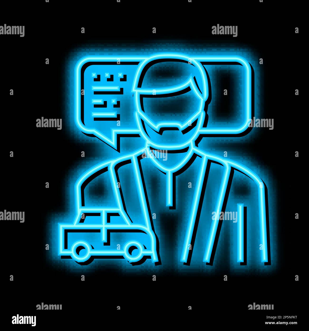 Male driving lesson car Stock Vector Images - Alamy