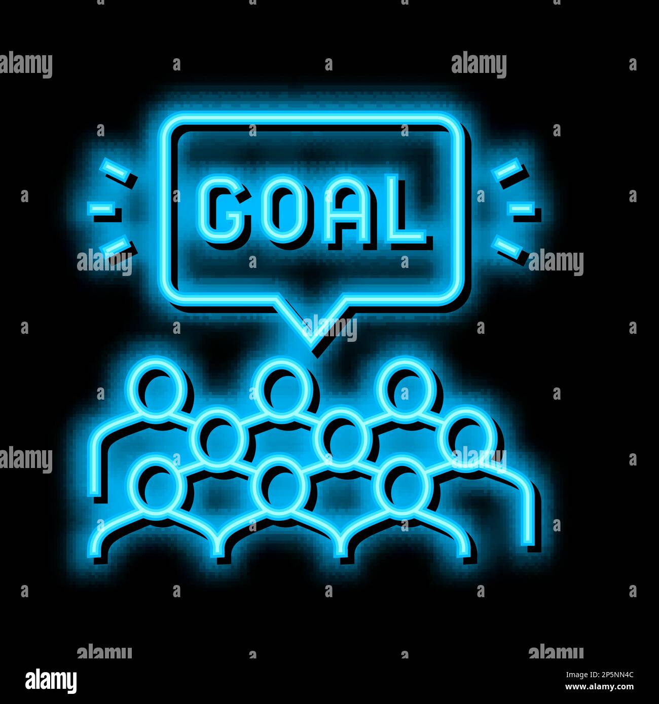 Football stadium fans goalkeeper Stock Vector Images - Alamy