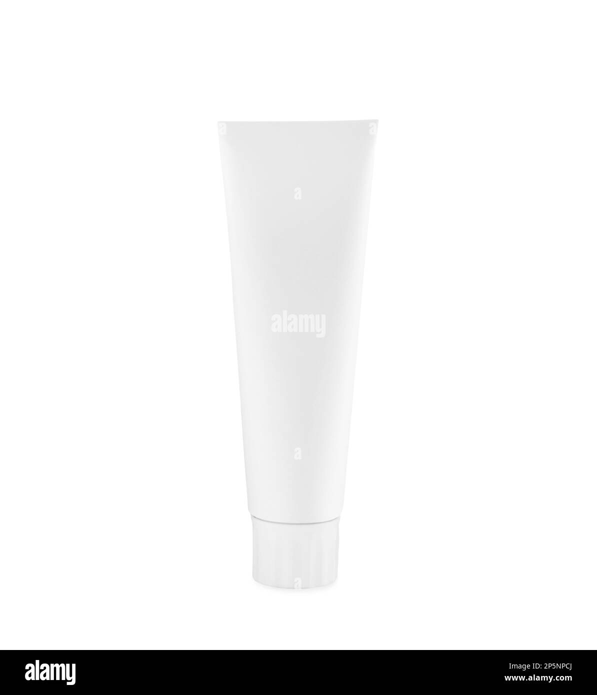 Blank tube of toothpaste isolated on white Stock Photo - Alamy