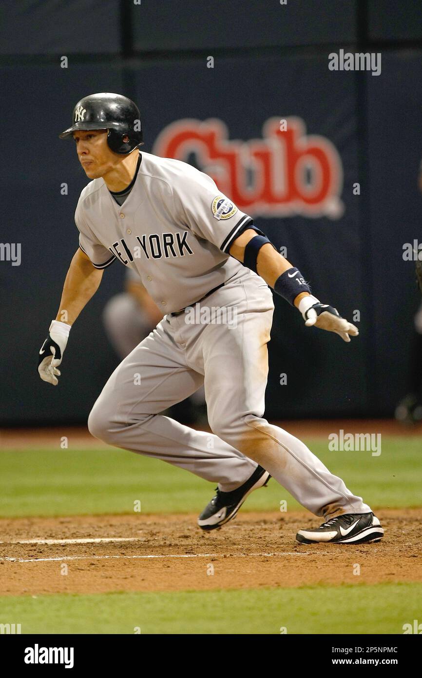 MINNEAPOLIS, MN - JULY 9: Third baseman Cody Ransom #12 of the New York ...