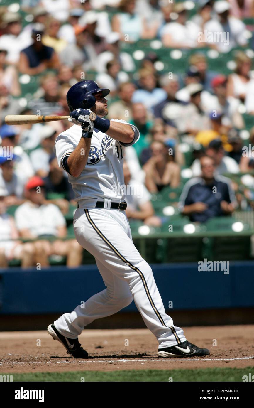 MILWAUKEE - JULY 14: Russell Branyan #31 of the Milwaukee Brewers ...