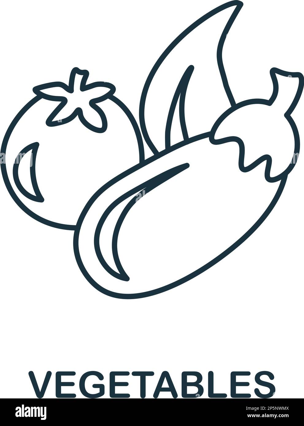 Vegetable Outline Templates Garlic Vegetable Icon Symbol Template