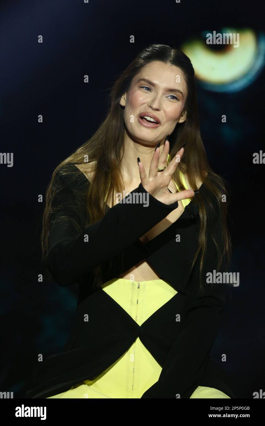 Rome, Italy 6th March 2023, Bianca Balti Episode of tv show -Belve ...