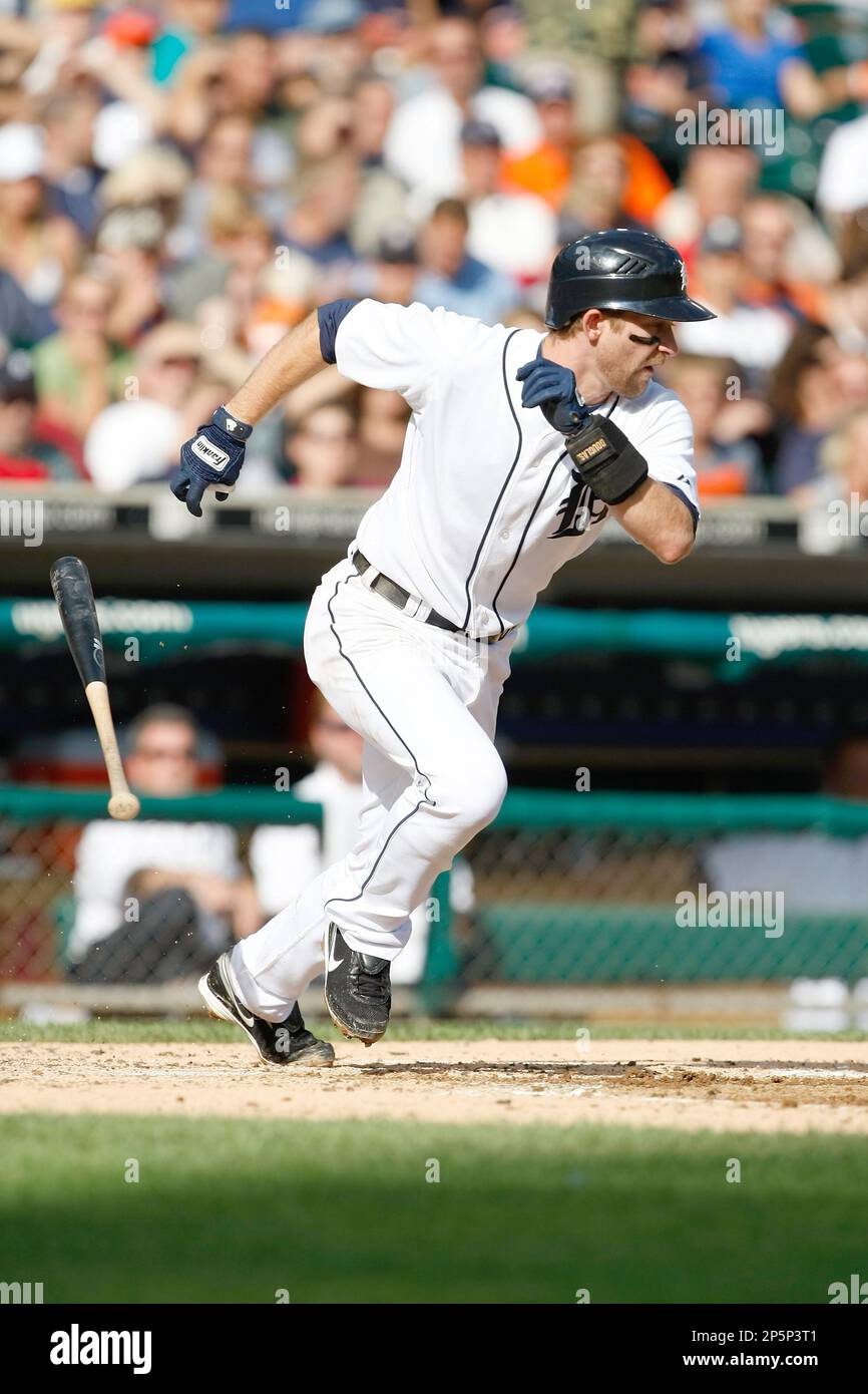 DETROIT, MI - AUGUST 29: Shortstop Adam Everett #4 of the Detroit ...