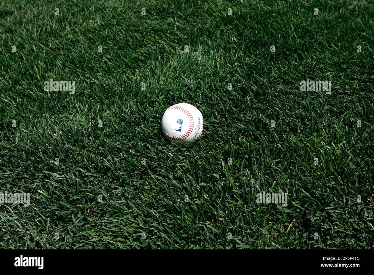 CHICAGO, IL- MAY 14: A detail view of a official major league baseball ...