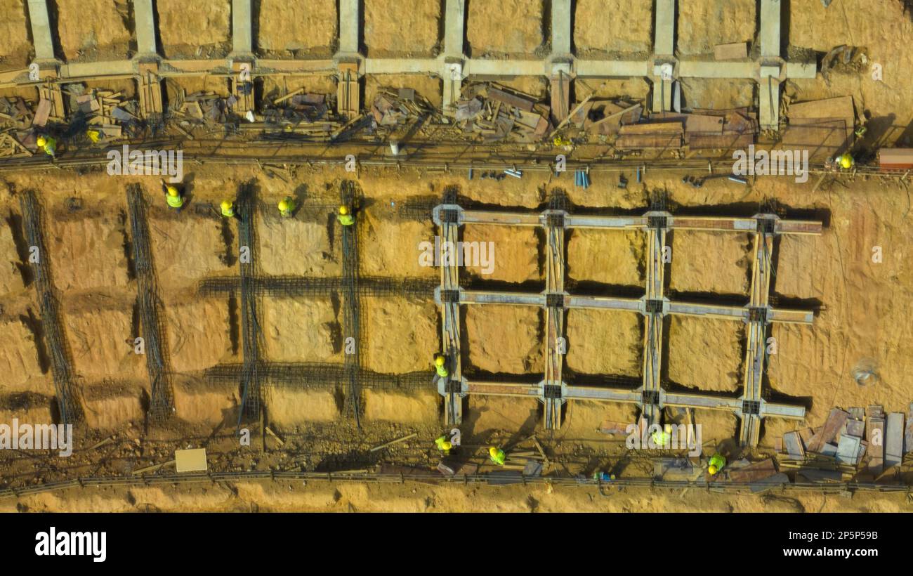 Aerial photo shows the Xunjiang River Grand Bridge of Pingnan-Cenxi ...