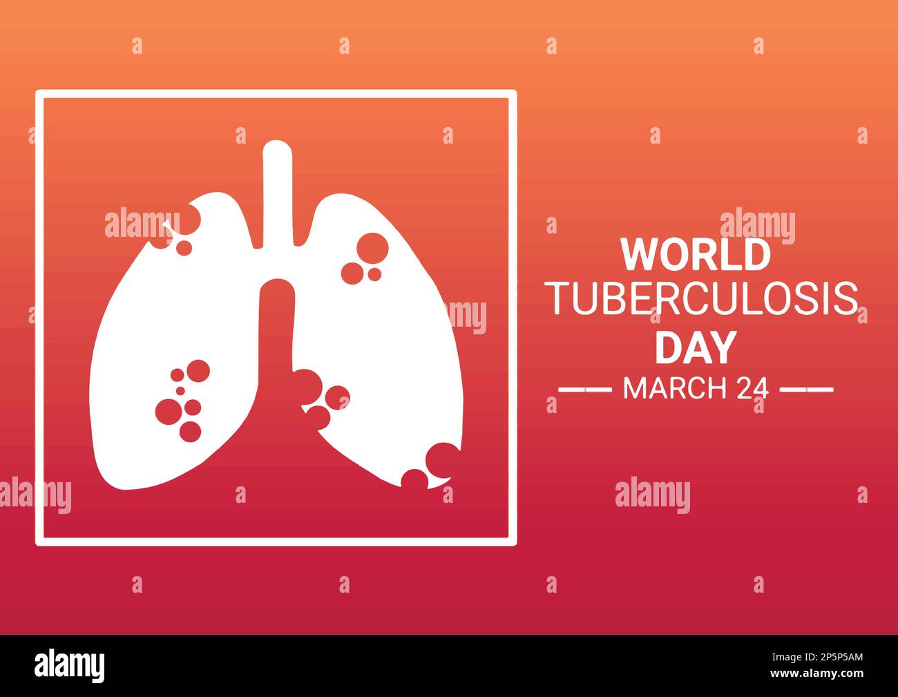 World Tuberculosis Day. March 24. Holiday concept. Template for ...