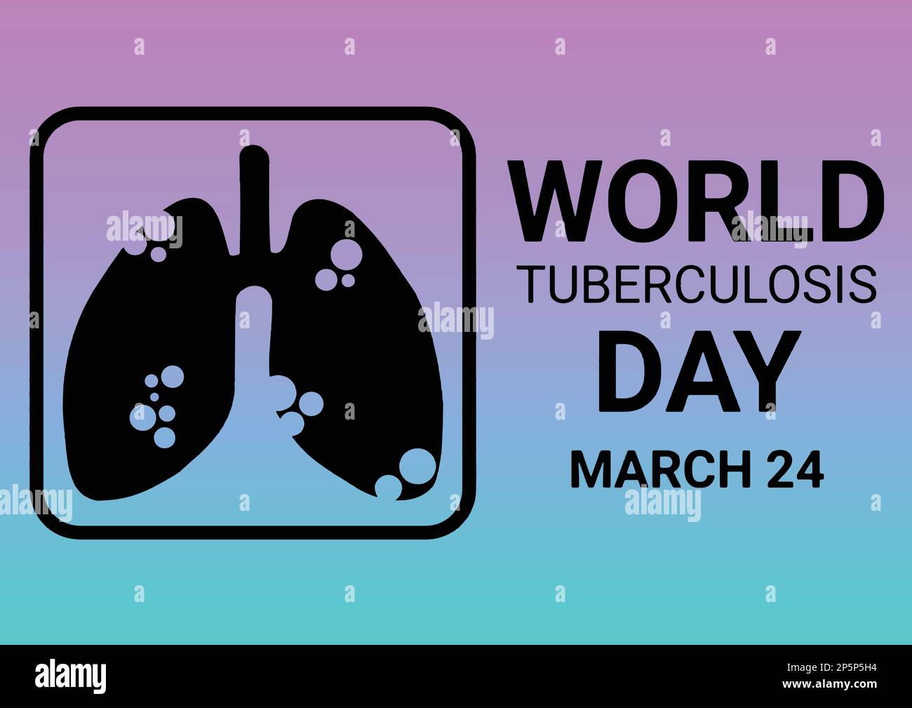 World Tuberculosis Day. March 24. Holiday concept. Template for ...