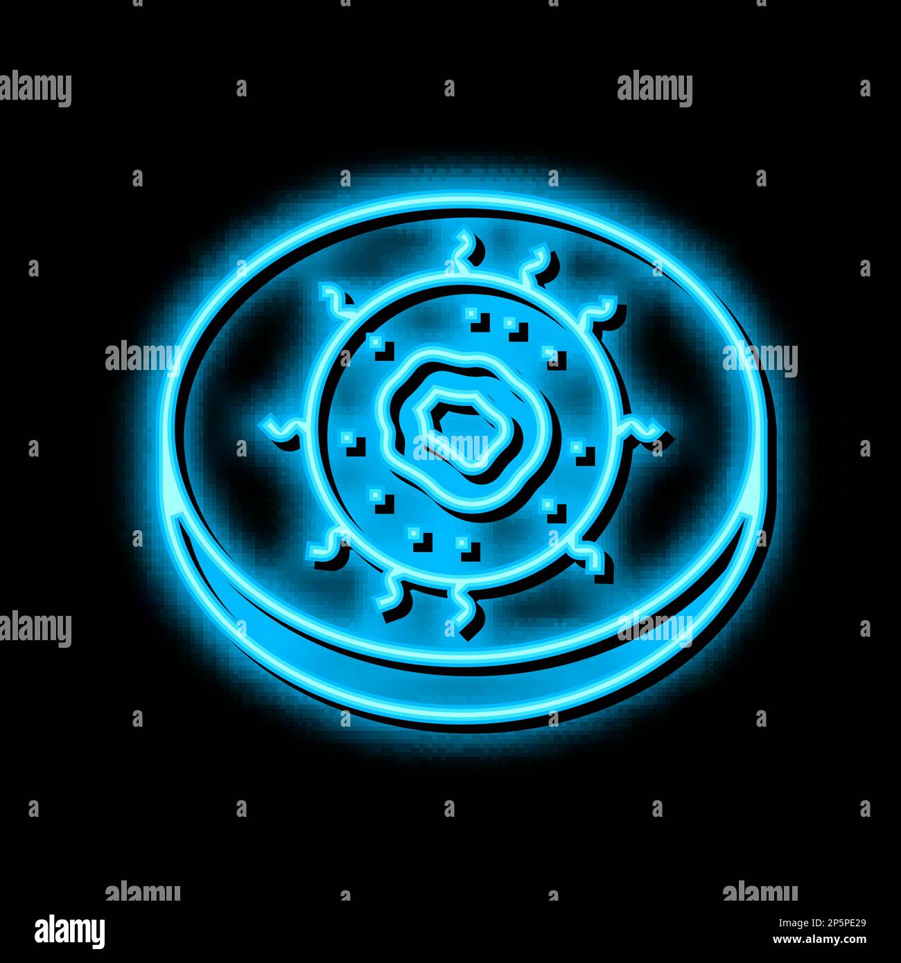 nl cell immunity neon glow icon illustration Stock Vector Image & Art ...