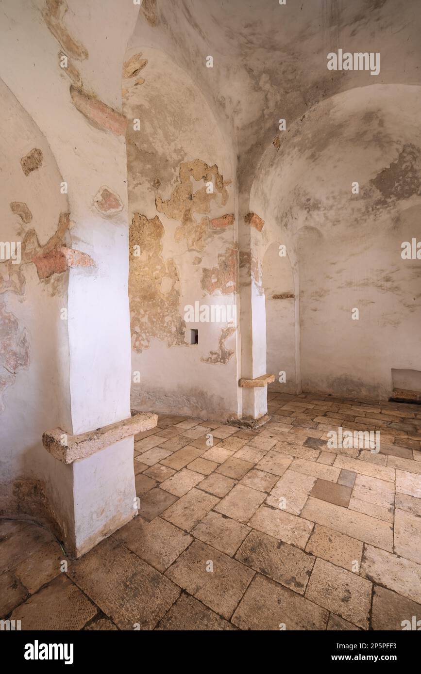 Inside the Church of the Holy Cross in Nin, also known as the smallest ...