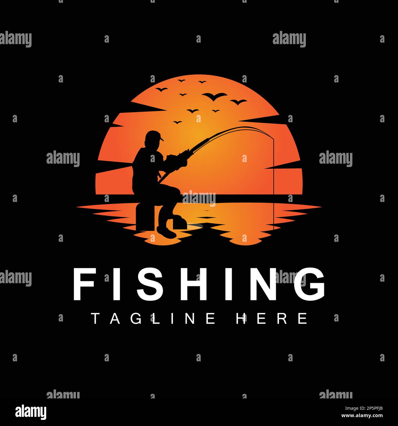 Fishermen Stock Vector Images - Alamy