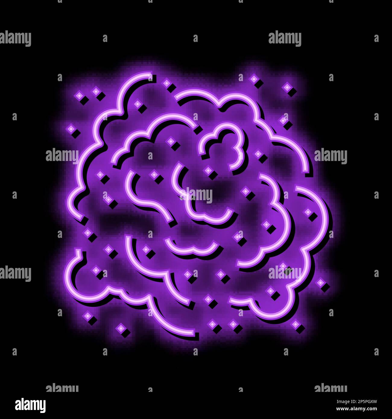 dust particle neon glow icon illustration Stock Vector Image & Art - Alamy