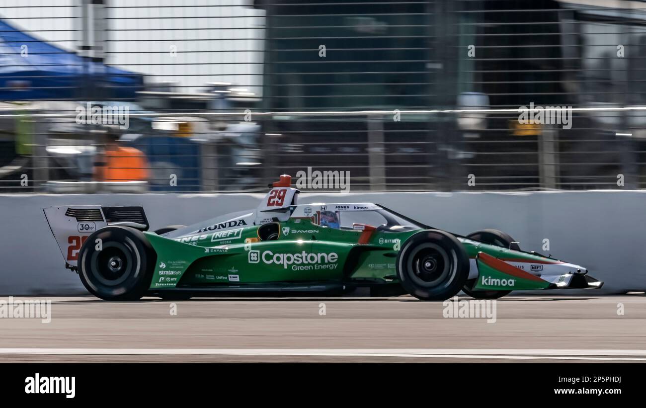 Devlin DeFrancseco drives the Andretti Steinbrenner Autosport Honda ...