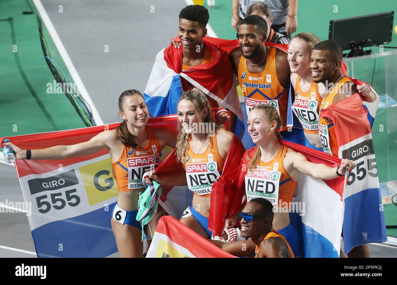 Istanbul, Turkey - 05/03/2023, Teams Netherlands, Final 4X400 m Women ...