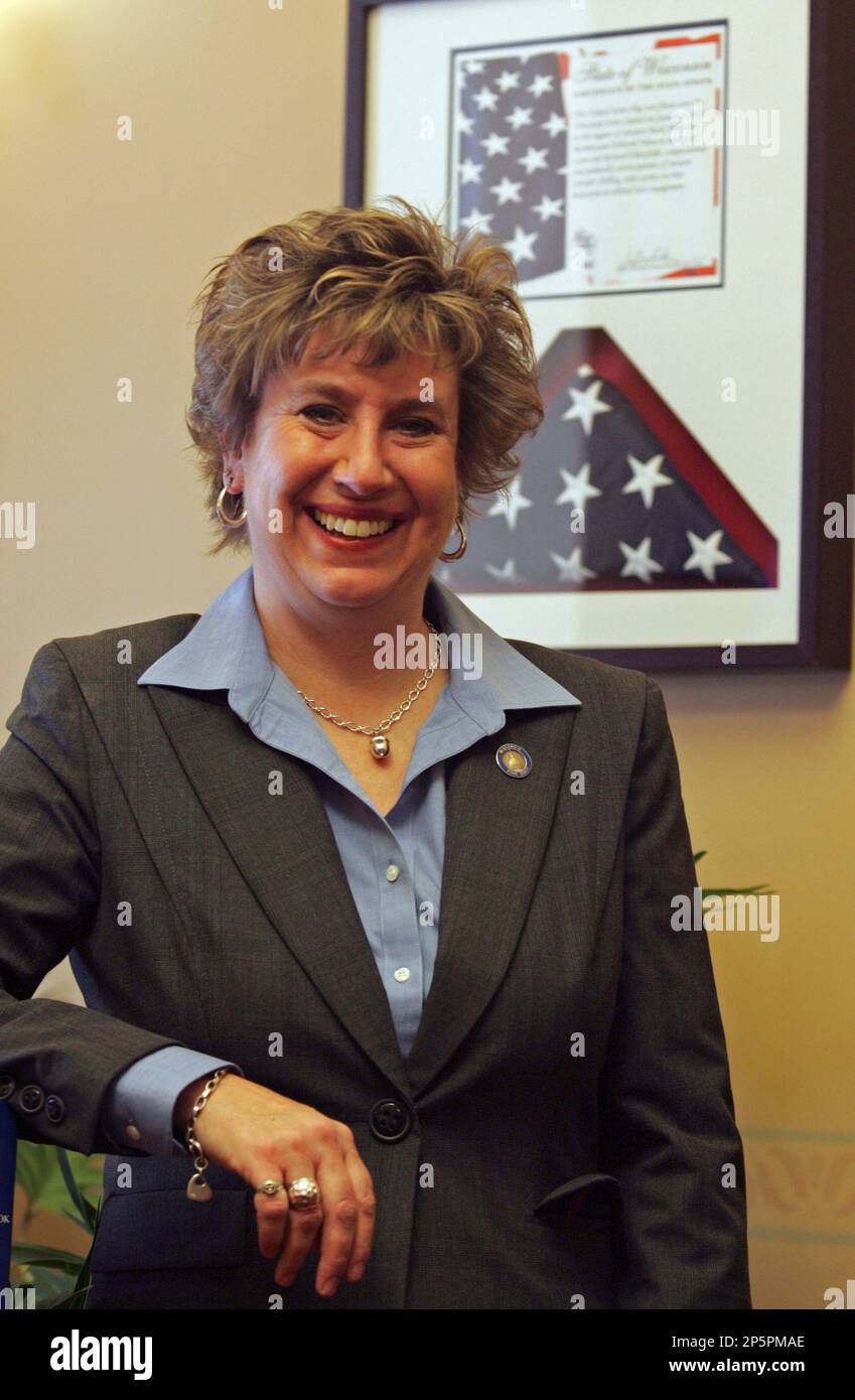 In this Monday, Jan. 7, 2013 photo, Wisconsin state Sen. Jennifer ...