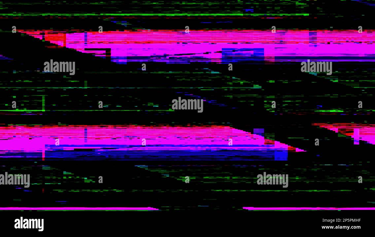 Pixel noise glitch background blur color artifacts Stock Photo - Alamy