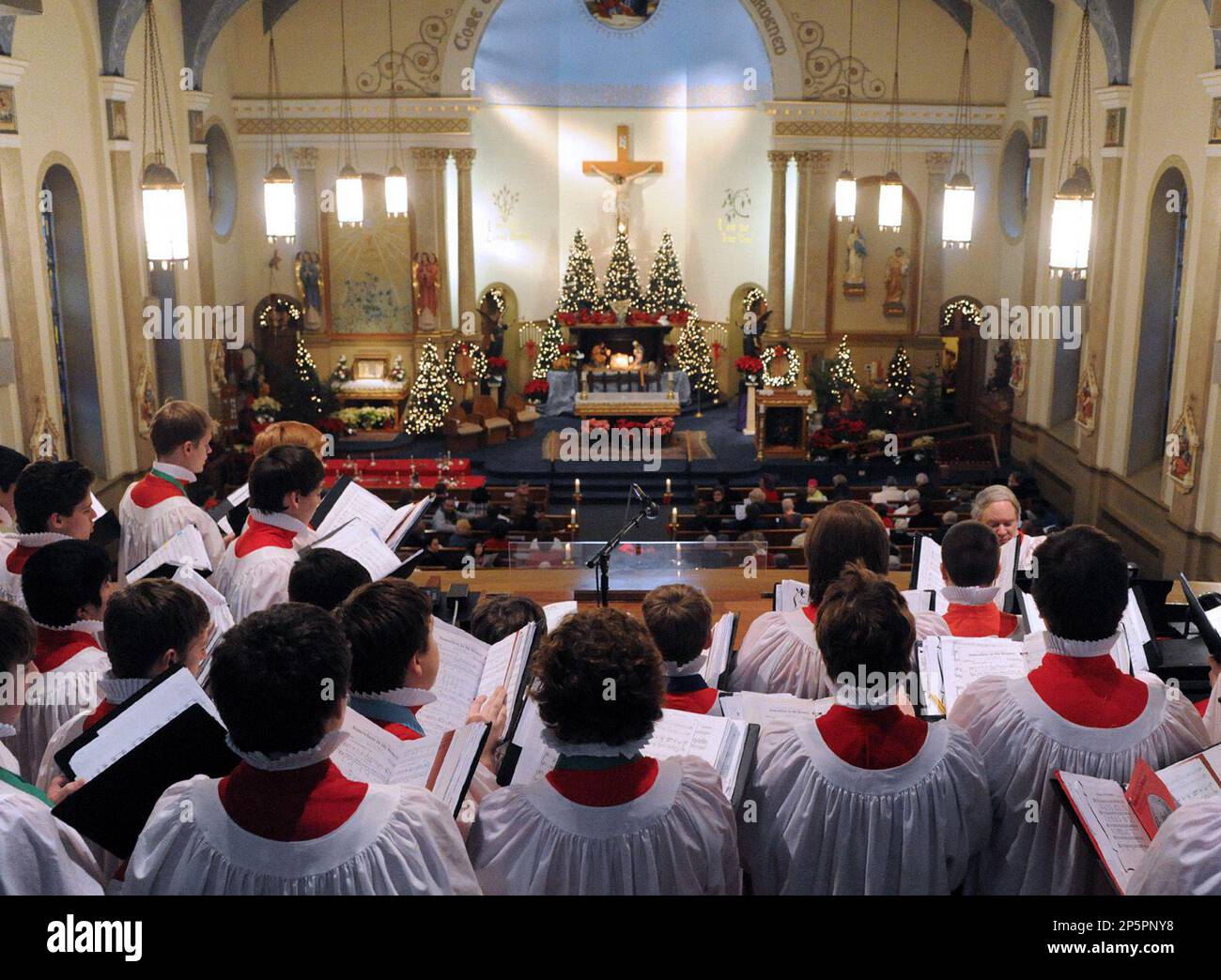 In this Sunday, Jan. 6, 2013 photo, the Archbishop Curley High School ...