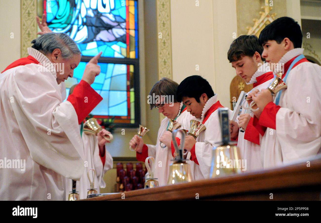 In this Sunday, Jan. 6, 2013 photo, the Archbishop Curley High School ...