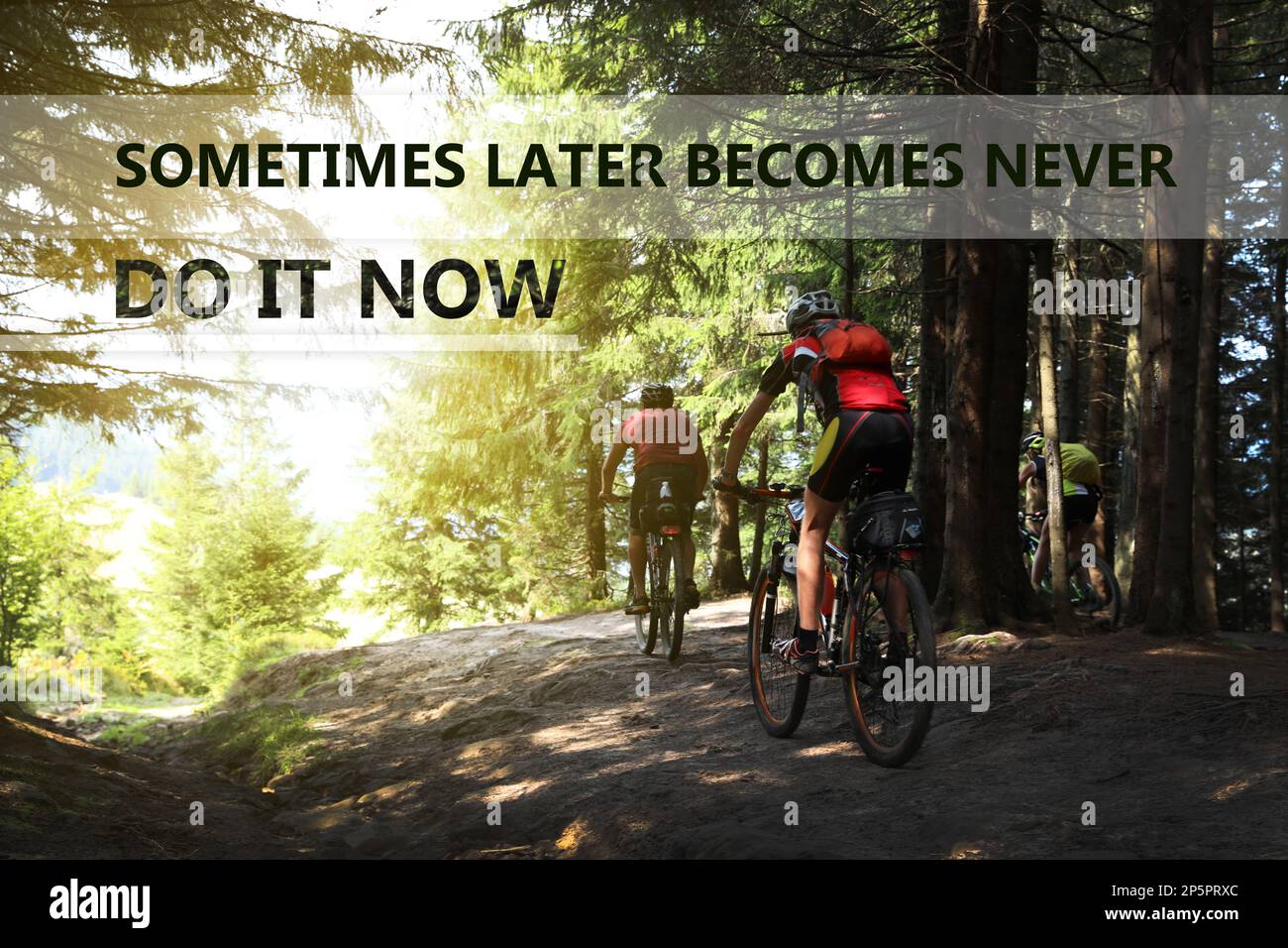 Sometimes Later Becomes Never Do It Now. Inspirational quote motivating ...