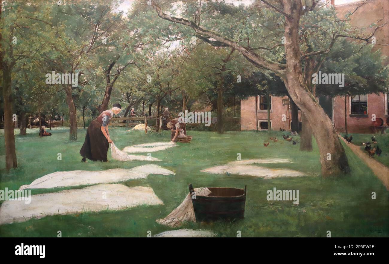 Die Rasenbleiche by German Impressionist painter Max Liebermann at the ...