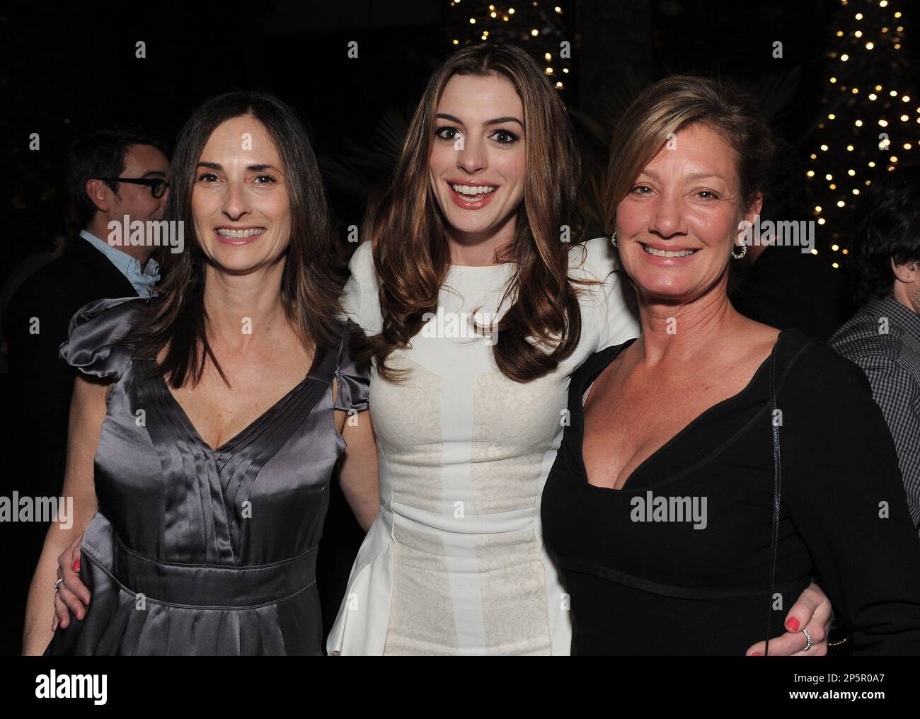 HOLLYWOOD - NOVEMBER 04: Fox's Carla Hacken, Actress Anne Hathaway, and ...