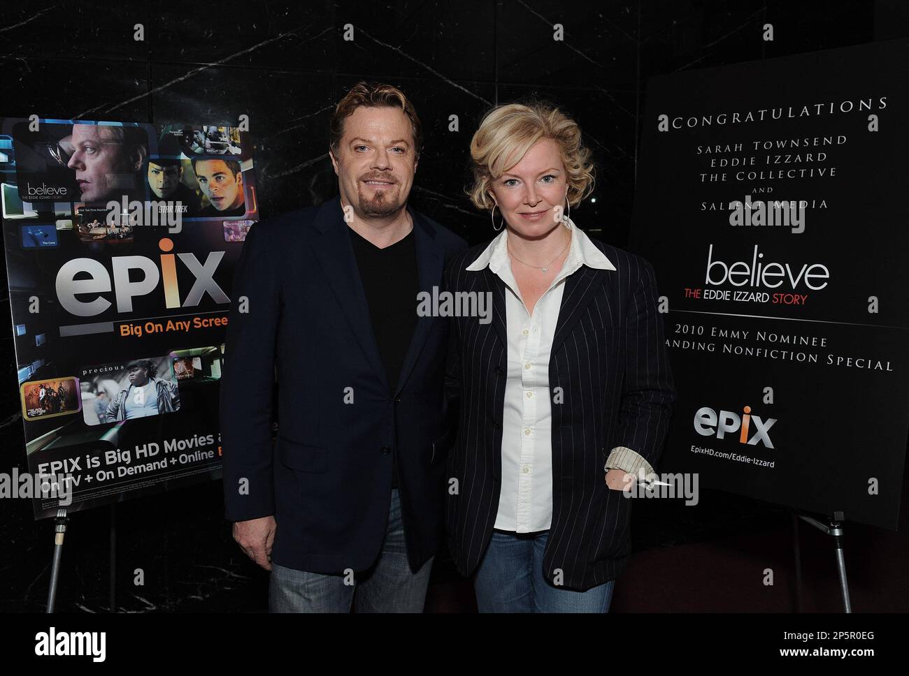 NORTH HOLLYWOOD, CA - AUGUST 02: Sarah Townsend and Eddie Izzard attend ...